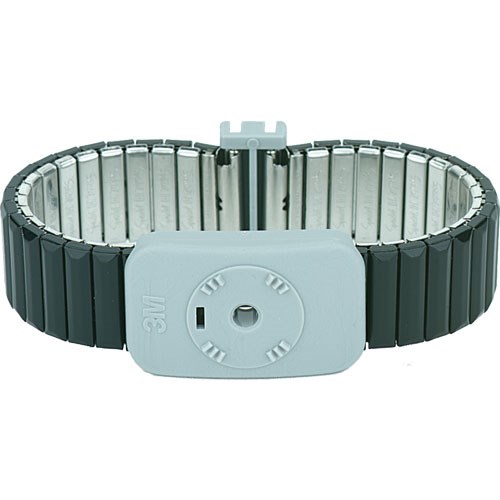 3M 2382 Dual Conductor Metal Wrist Band with 5' Cord, Medium - Comtrade ...